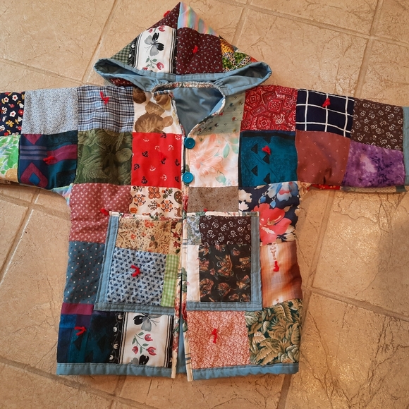 Don'T Throw It Out | Jackets & Coats | Upcycled Vtg Quilt Blanket Coat ...